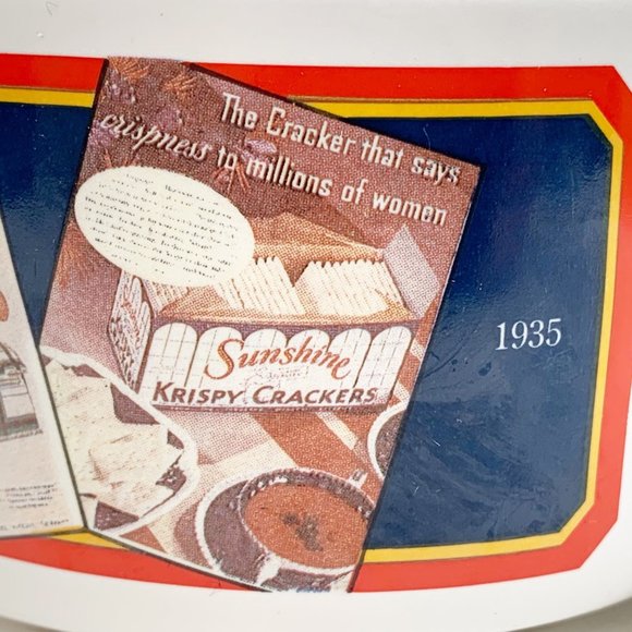 Vintage | Dining | Vintage Sunshine Biscuits Soup Bowl Krispy Crackers ...